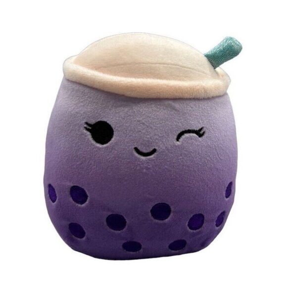 Kellytoy | Toys | Poplina The Purple Boba Tea 5 Squishmallow Stuffed Plush Animal Kellytoy ...
